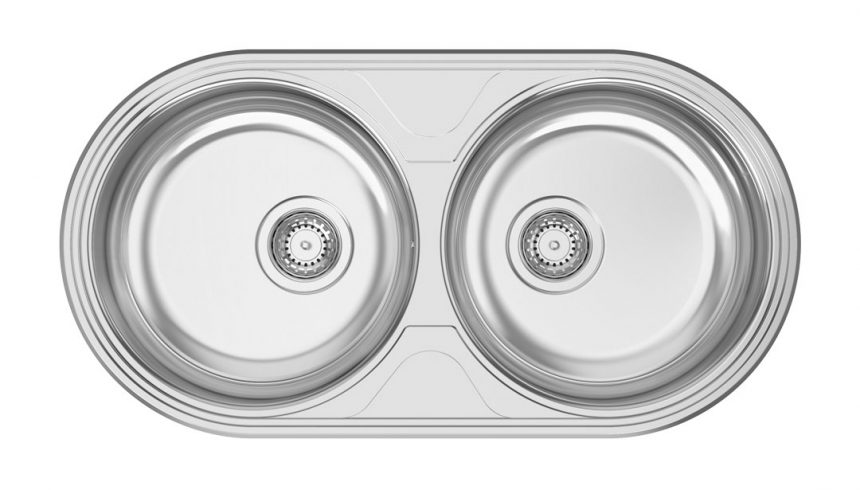 K/Sink 1+½ Bowls with Drain Brasil White Sanitana | Dar Ceramica Centre