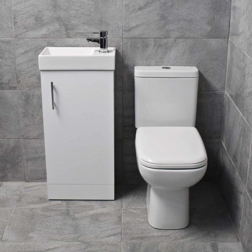 WC Toilet Complete CT1010C P-Type Castleware | Dar Ceramica Centre