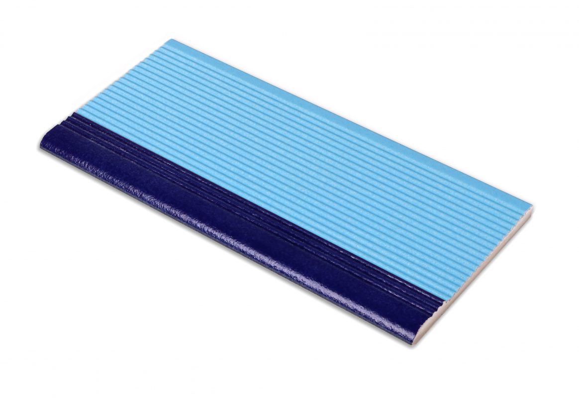 Blue/Dark Blue Pool Step Tiles Swimming Pool Tiles | Dar Ceramica Centre