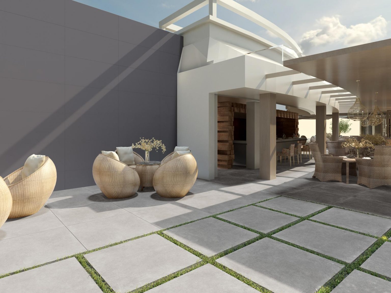 Essenza Grigio Porcelain Tiles | Dar Ceramica Centre